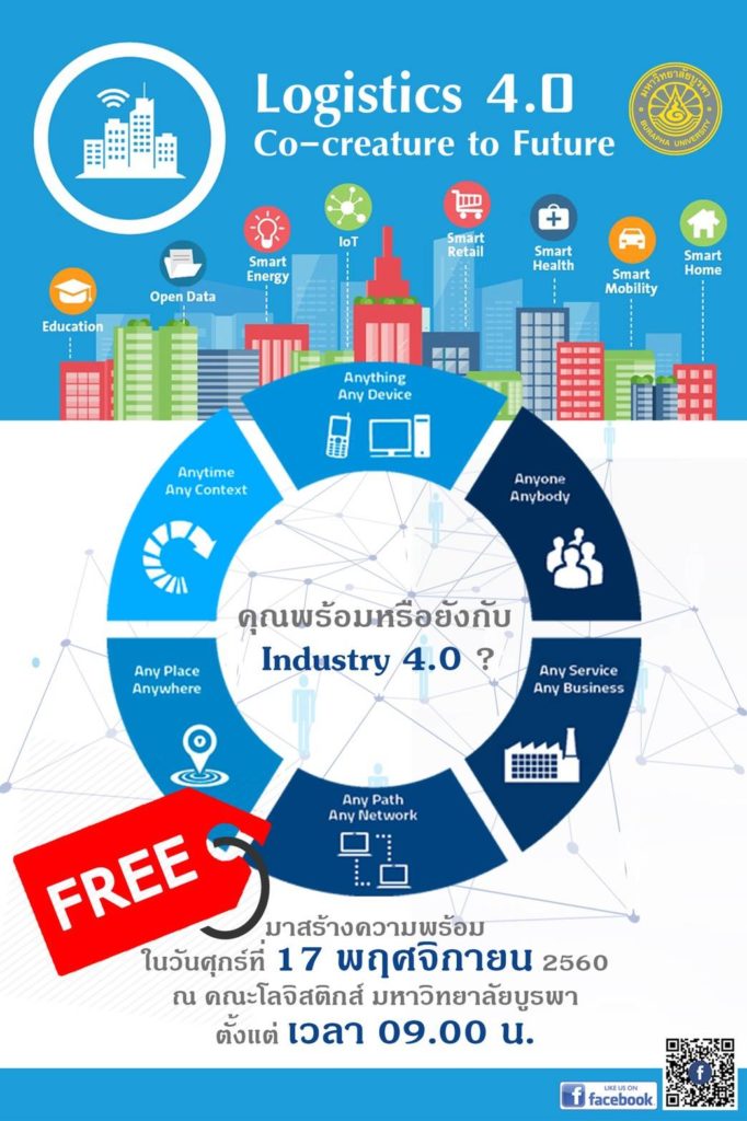 ขอเชิญเข้าร่วมสัมมนา LOGISTICS 4.0 Co-Creature for Future – คณะโลจิสติก ...